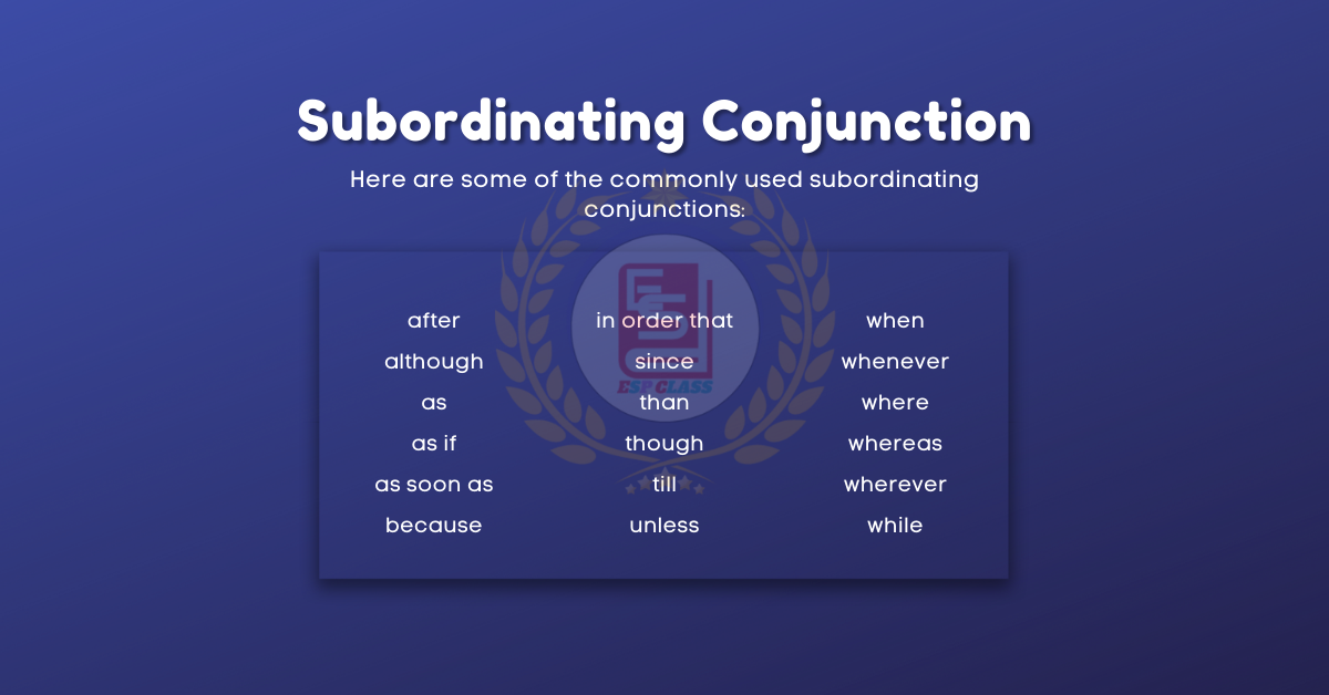 Types of Conjunction - ESP