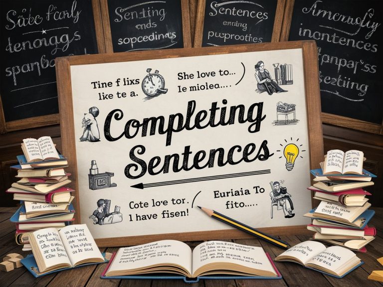 Completing Sentence - ESP