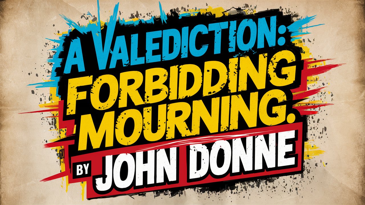 "A Valediction: Forbidding Mourning" by John Donne - ESP