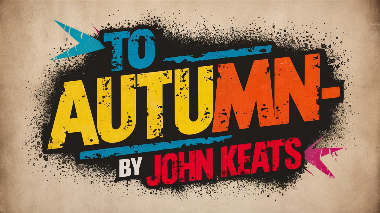 "To Autumn" by John Keats - ESP