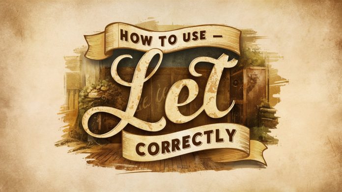 How to use LET correctly - ESP