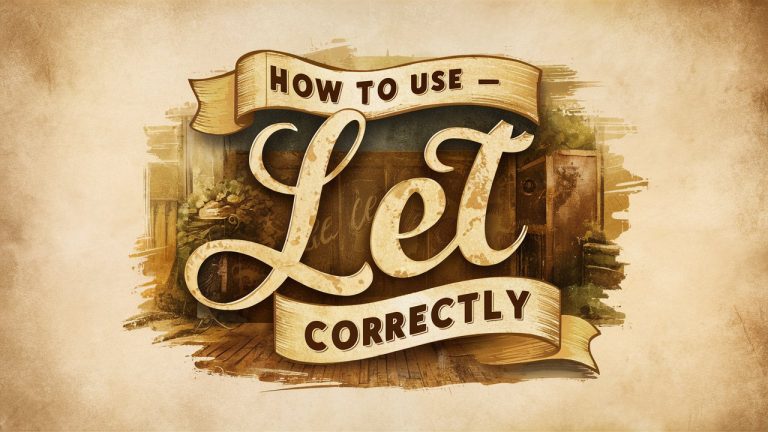 How to use LET correctly - ESP