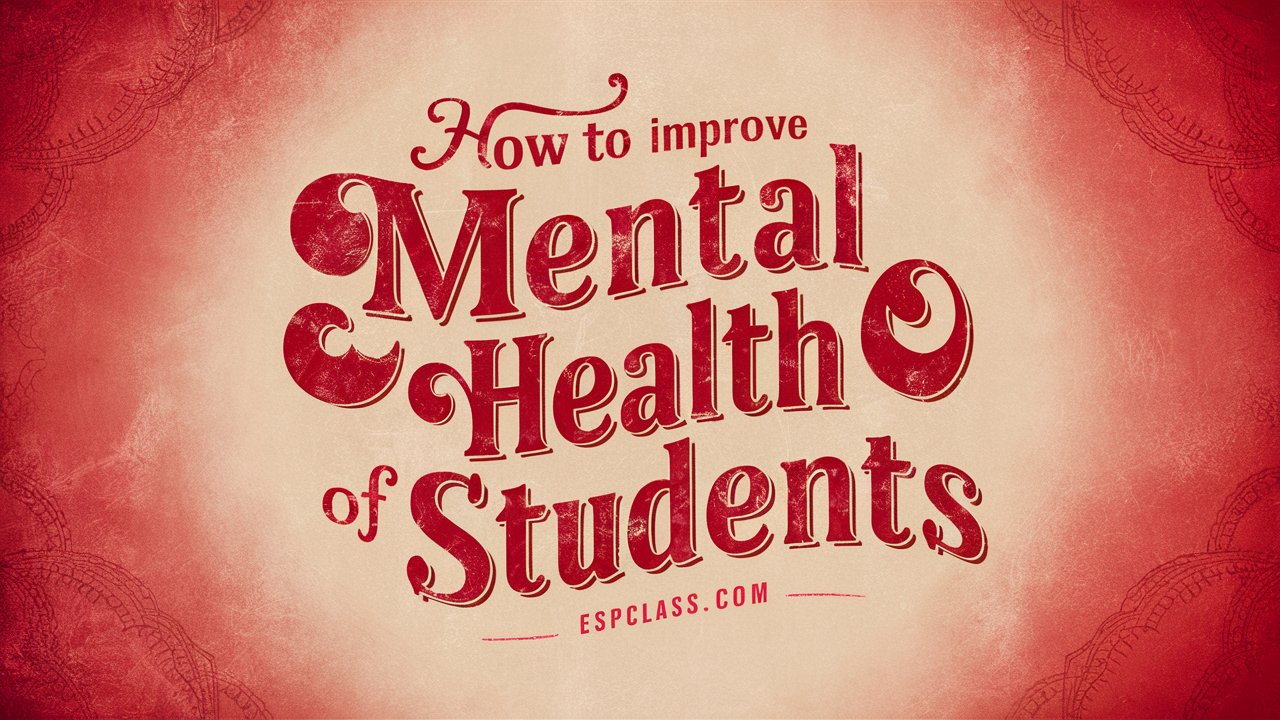 How to Improve Mental Health of Students - ESP
