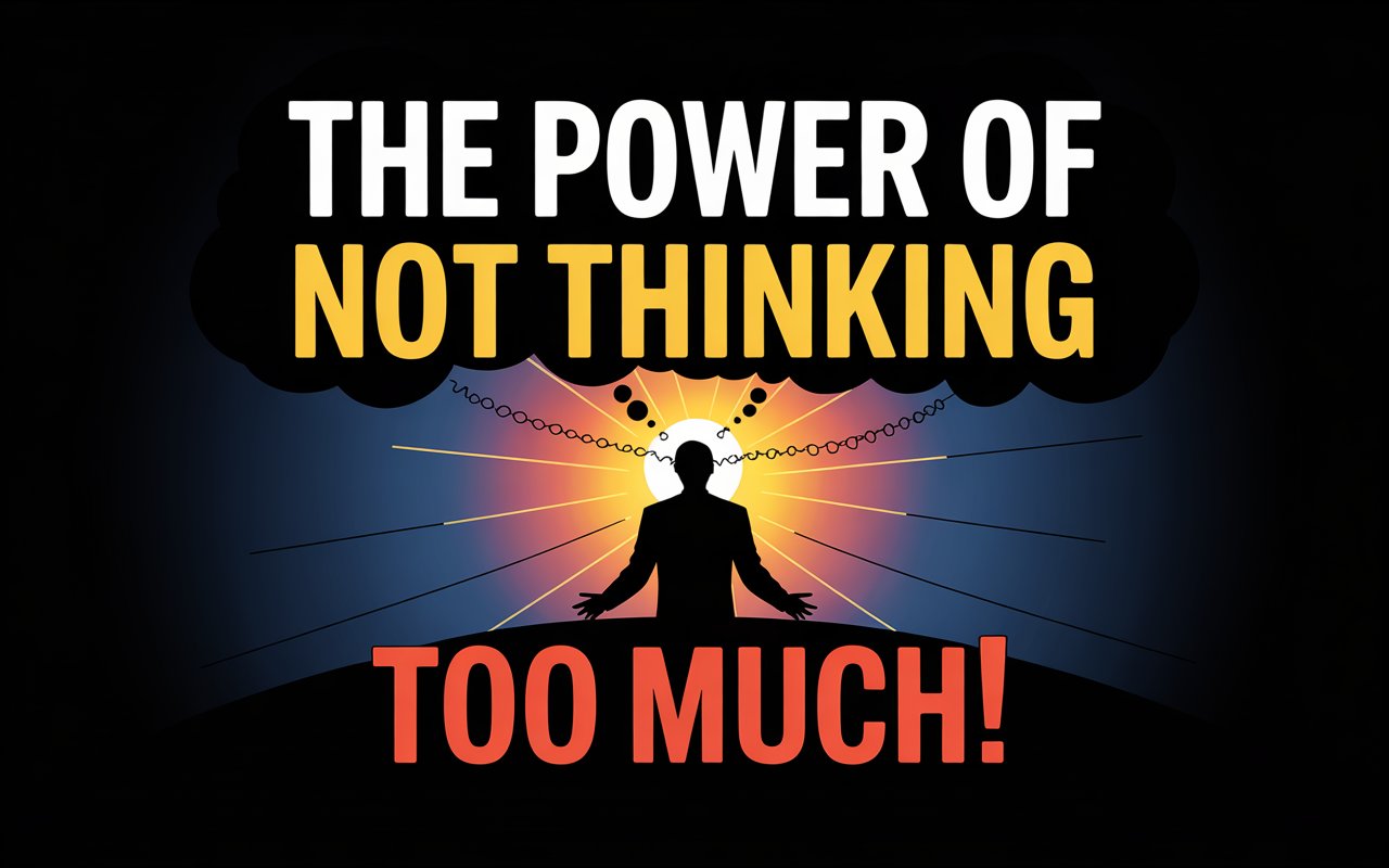 The Power of Not Thinking: Best tips with Free PDF - ESP