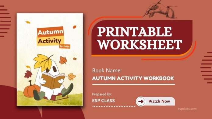 Fun Autumn Activity for Kids Printable Worksheet - ESP